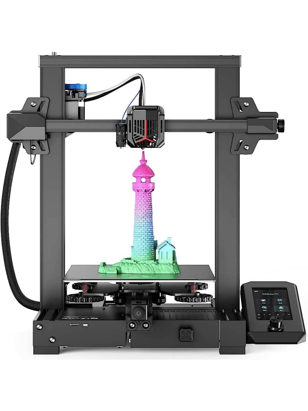 Official Creality Ender 3 V2 Neo 3D Printer with CR Touch Auto Leveling Kit PC Spring Steel ...