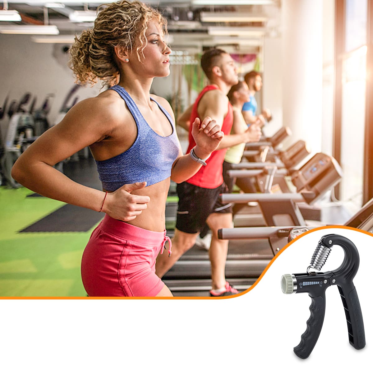 Hand Grip Strengthener, Forearm Exerciser, Handheld Gripper, Hand ...