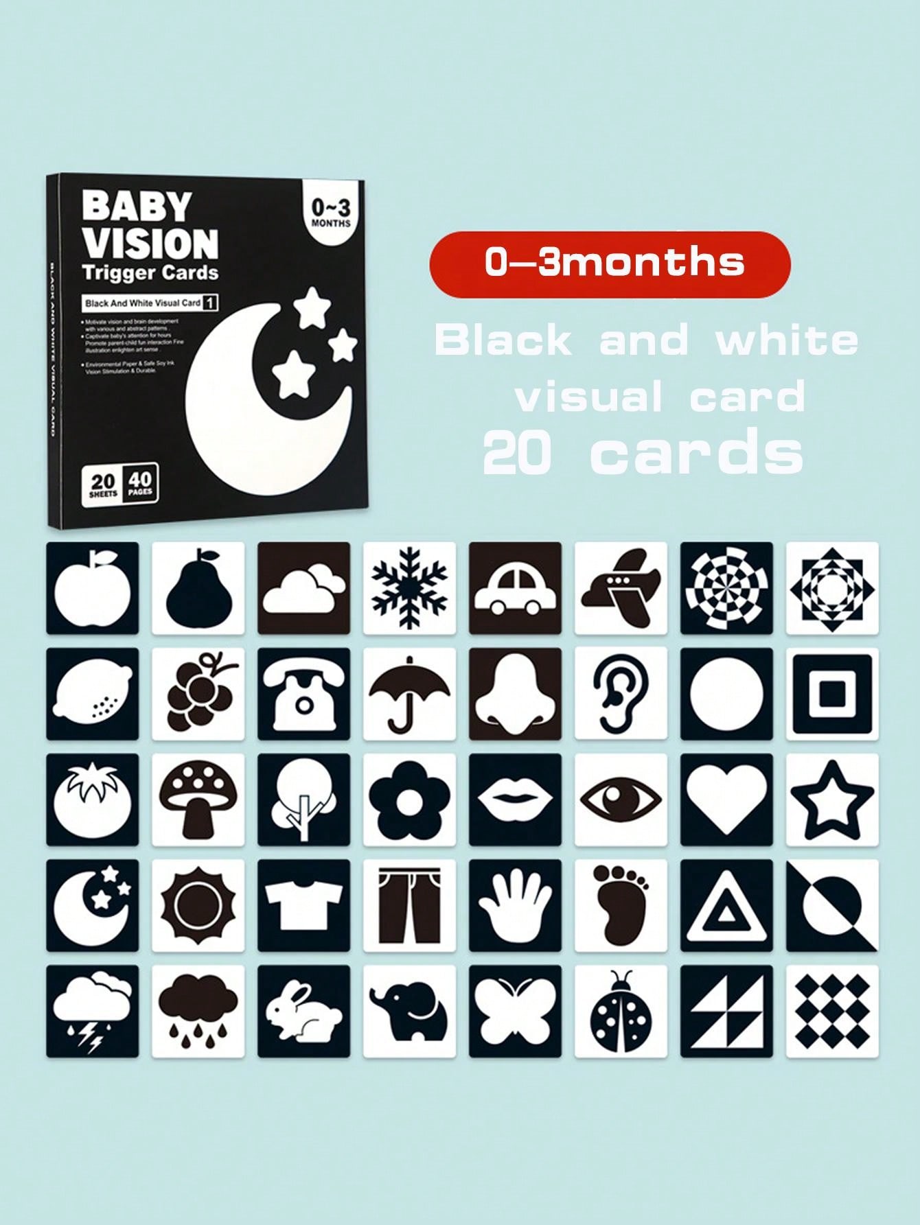 Black And White Vision Card | SHEIN USA