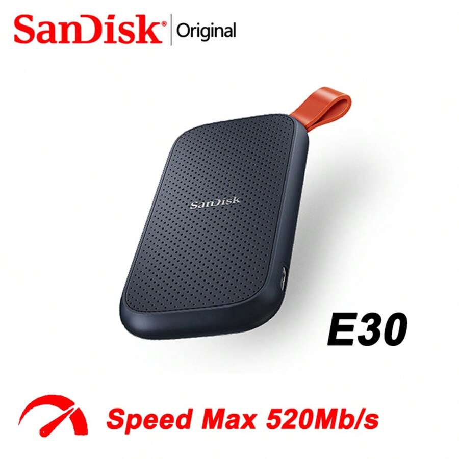 SANDISK Sandisk E30 Ssd Externo Portátil De 1tb 480gb 520m Disco Duro Externo Ssd Usb3.2 Hd Ssd ...
