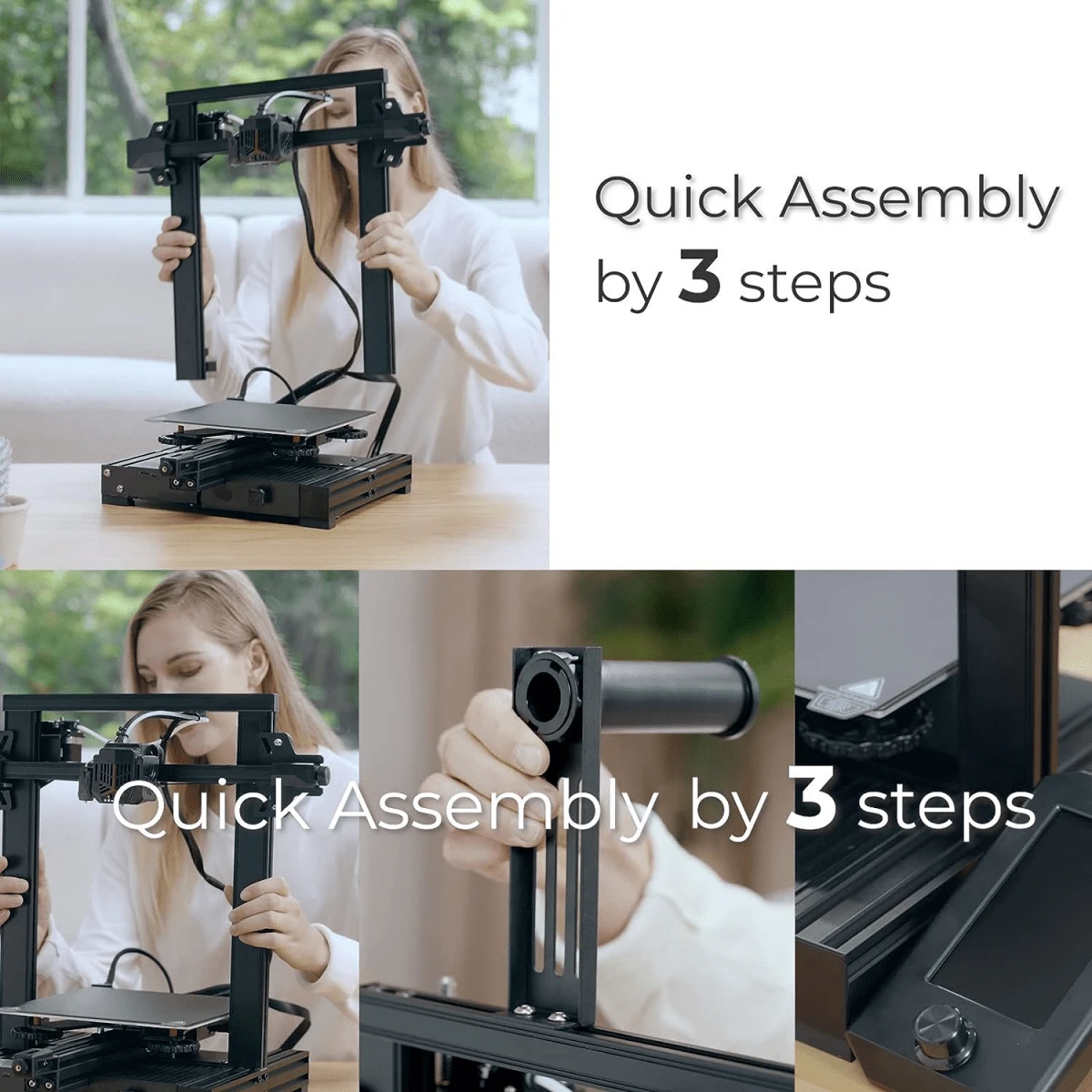 Official Creality Ender 3 V2 Neo 3D Printer with CR Touch Auto Leveling Kit PC Spring Steel ...