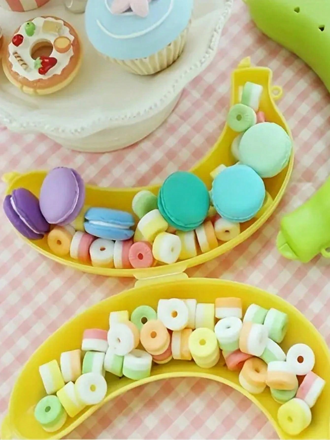 1pc Banana Storage Box For Outdoor Travel, Cute Banana Case, Banana ...