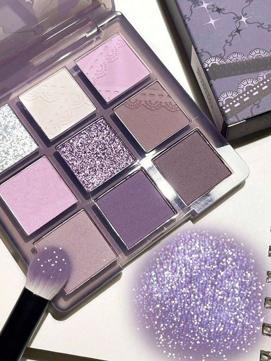 9 Colors Purple Eyeshadow Palette, Color Stay Day to Night Up to 24 ...