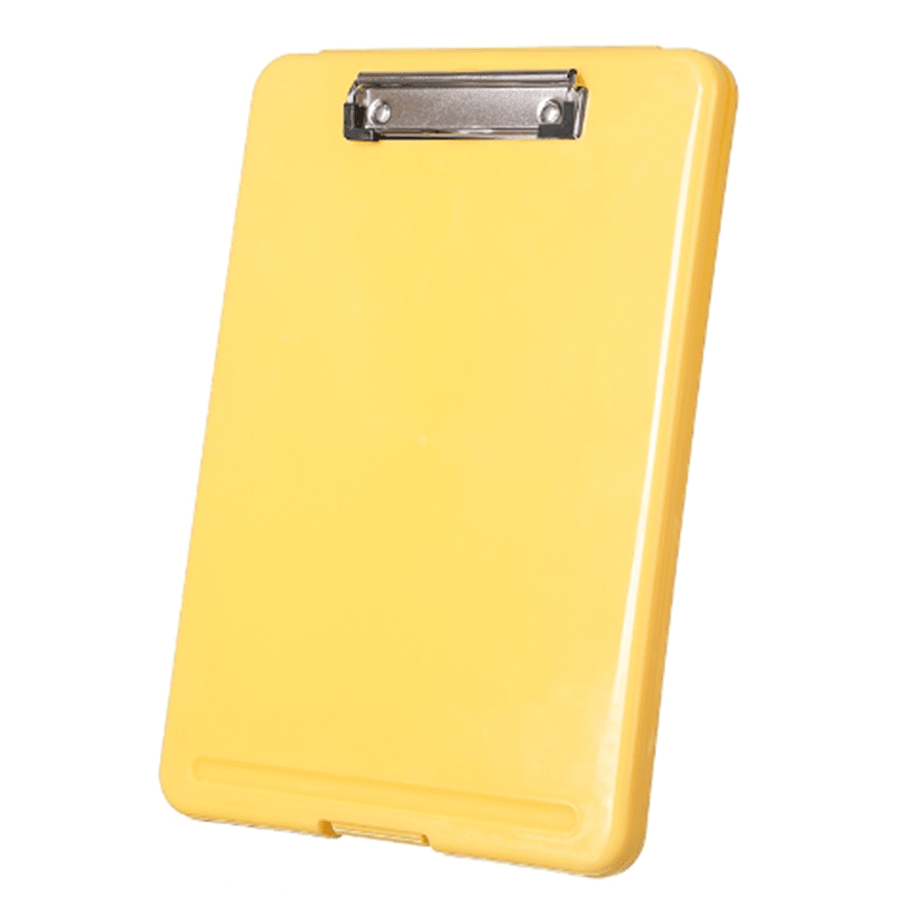 A4 Clear Plastic Document Folder With Insert Pages For Exam Papers ...