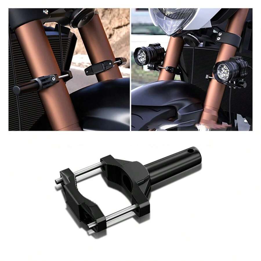 1pc Motorcycle Light Extension Bracket With Shockproof Fixed Holder ...
