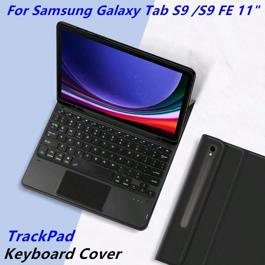 TrackPad Keyboard Case Cover Compatible With Samsung Galaxy Tab S9 11 ...