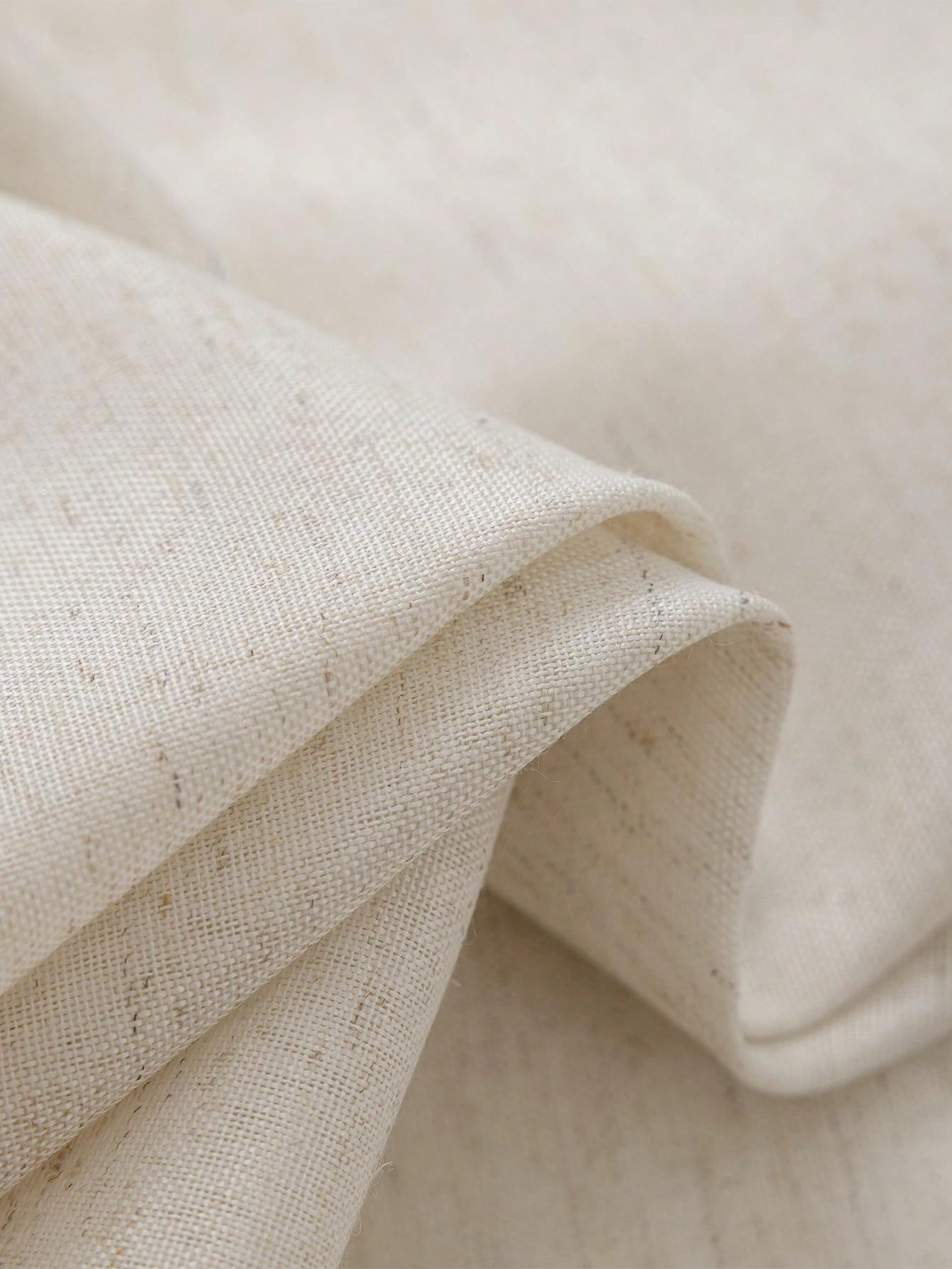 2 Panels Natural Country Style Semi-Blackout Curtains With Elegant ...