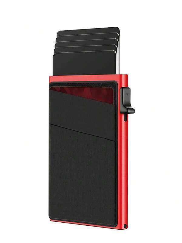 Automatic Pop Up Credit Card Holder Wallet With Money Pocket Rfid ...