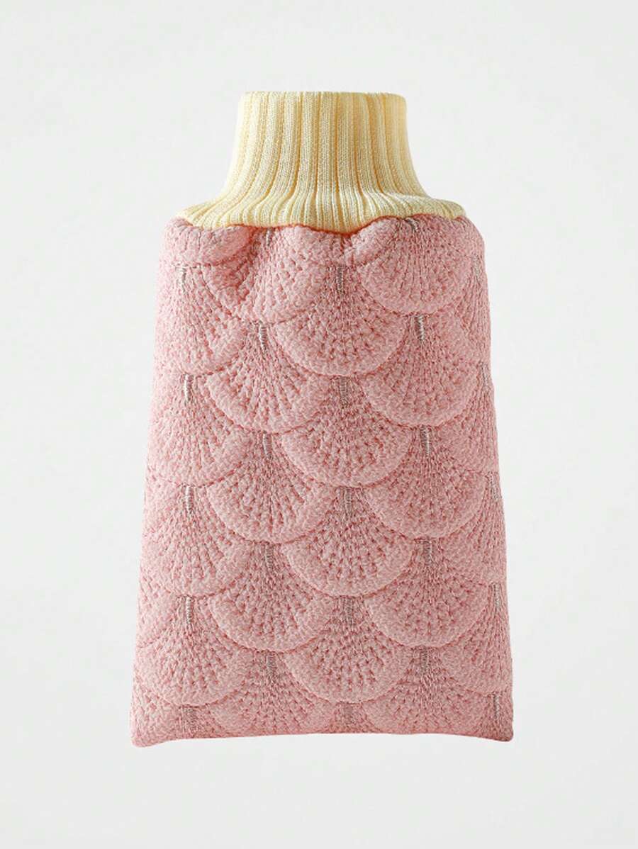 Light Pink Fish Scale Exfoliating Bathing Towel | SHEIN USA
