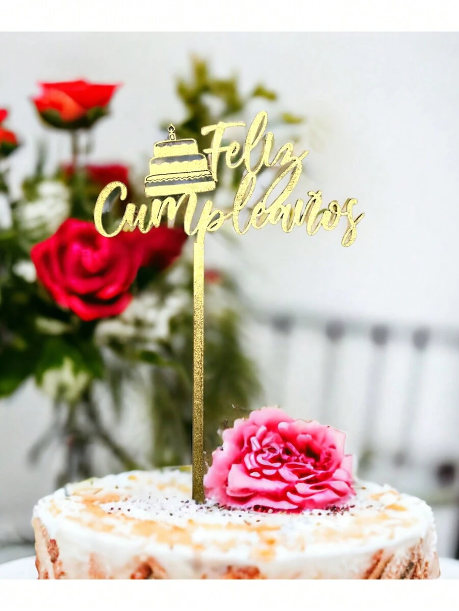 Cake Sign Cake Topper Happy Birthday Various Colors | SHEIN USA