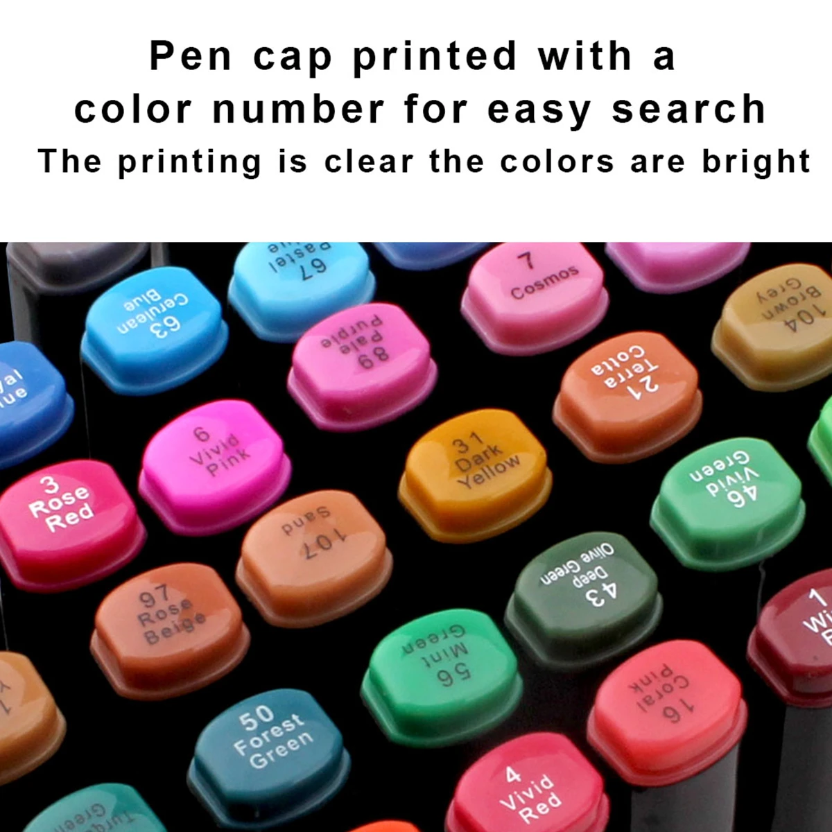 168 Colors Brush Tip Markers, Double Tip Markers, Professional Alcohol ...