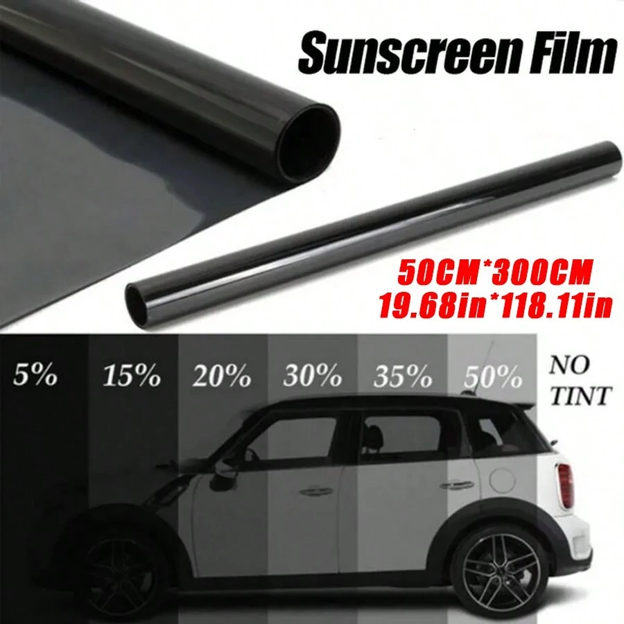 70% Black Window Tint Film Glass Sticker Solar Sun Shade Film For Car ...