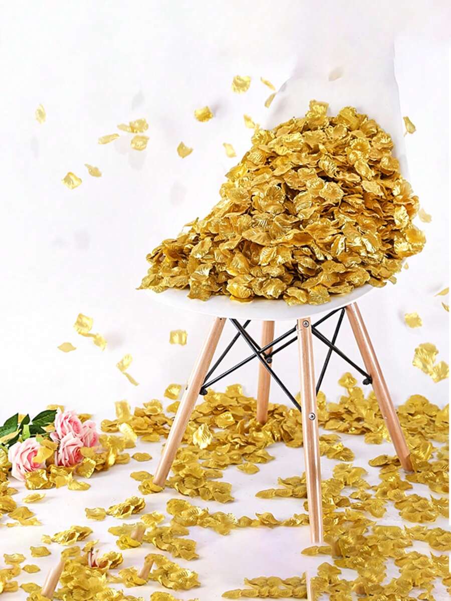 1000/500/100PCS Colorful Love Romantic Warm Silk Rose Artificial Petals ...