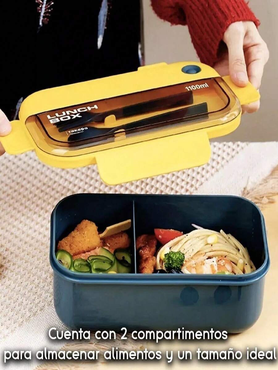 Lunch Box Food Container 2 Divisions Lunch Box Bento Box Lunch Box ...