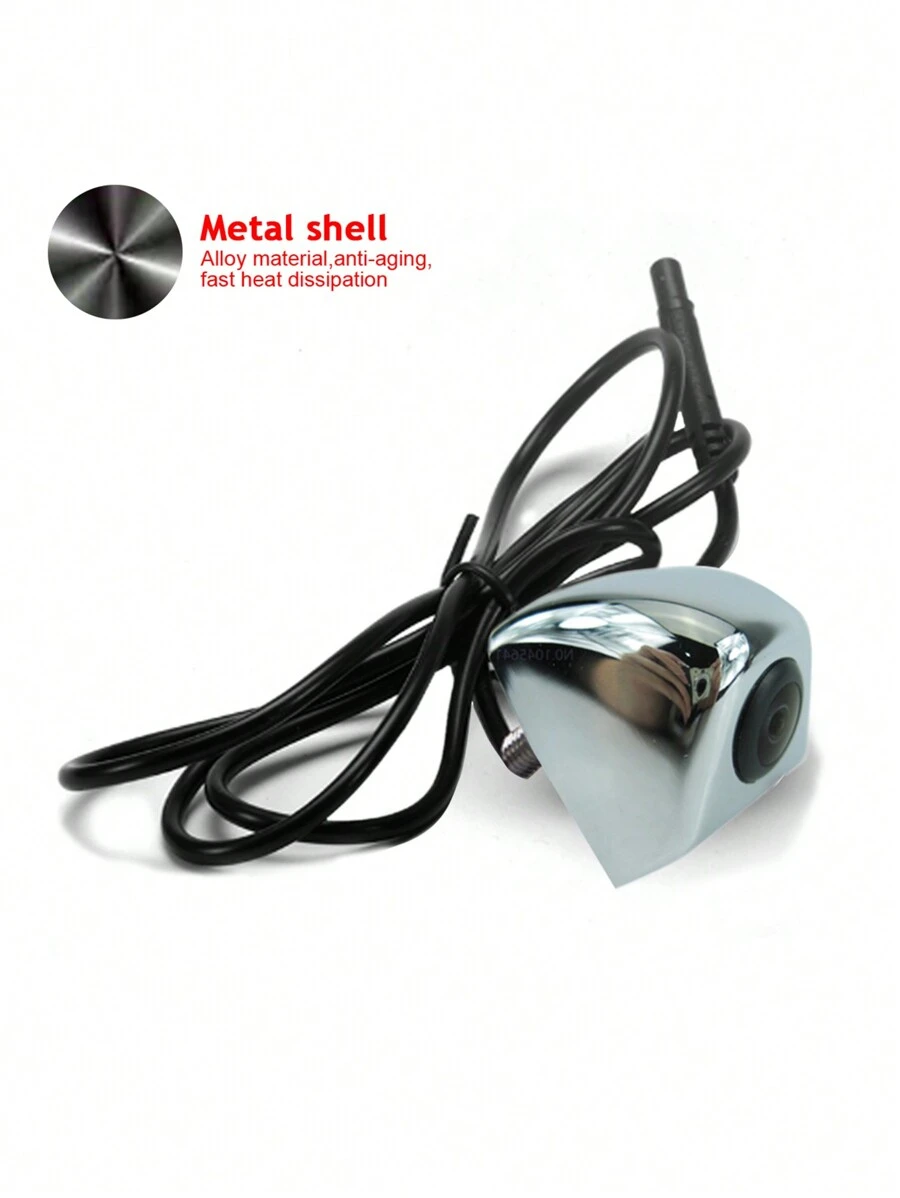 Premium Chrome Plated, Universal Ccd Hd Color Car Reverse Rearview ...