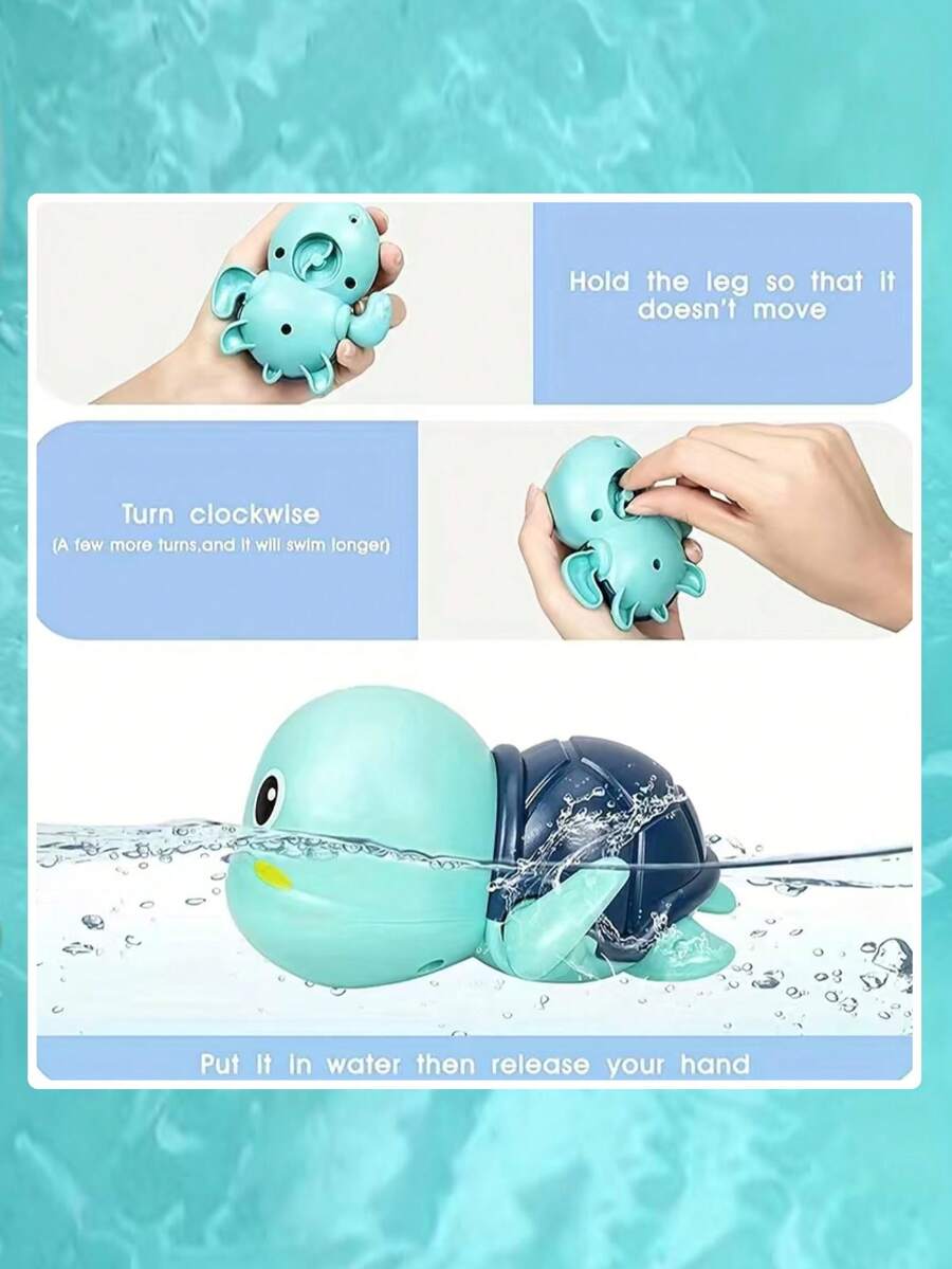 Wind-up Turtle, A Cute Bath & Pool Toy, Great Gift For Kids | SHEIN USA