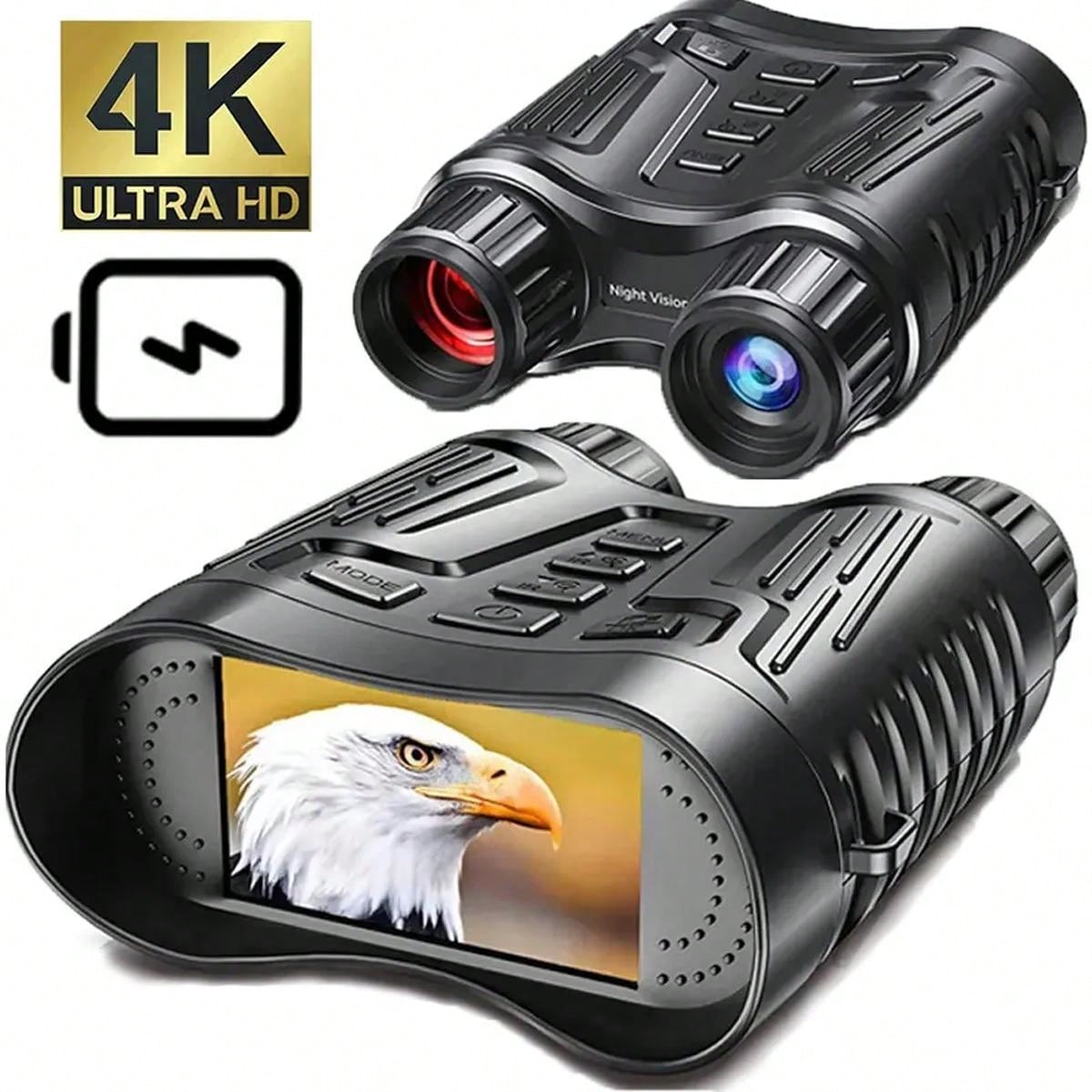 Nv2180 Night Vision Binoculars With Infrared Eyepiece, 4k Video And ...