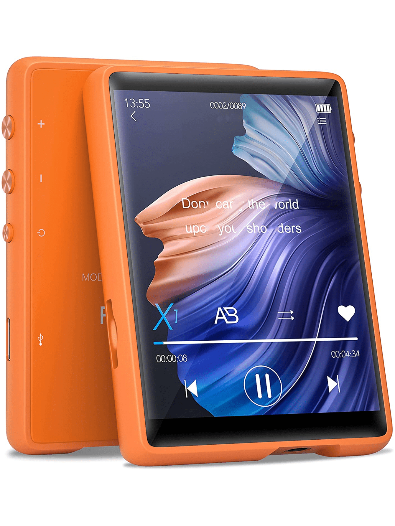 MECHEN 32GB MP3 Player, 2.4" Full Touchscreen, HiFi Lossless Sound With Speakers, Supports Up To ...