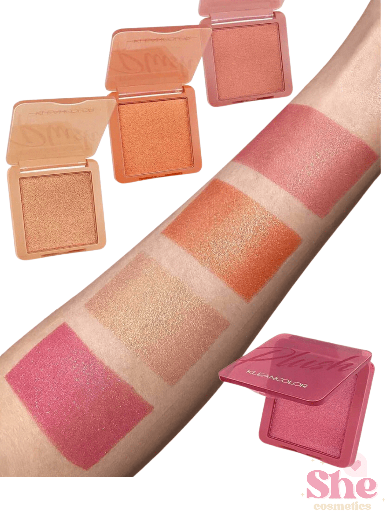 PUSH BLUSH RUBOR BAKED CORAL - KLEANCOLOR | Moda de Mujer | SHEIN México