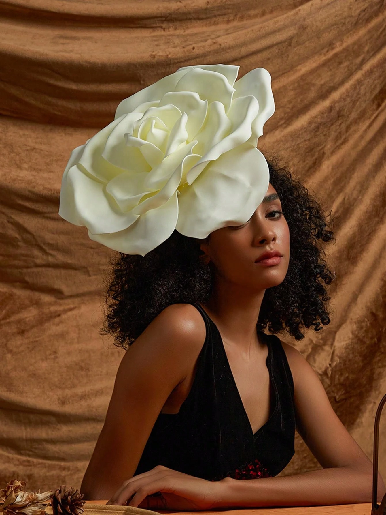 Elegant Large Flower Fascinators For Women Tea Party Fancy Flower Hats ...