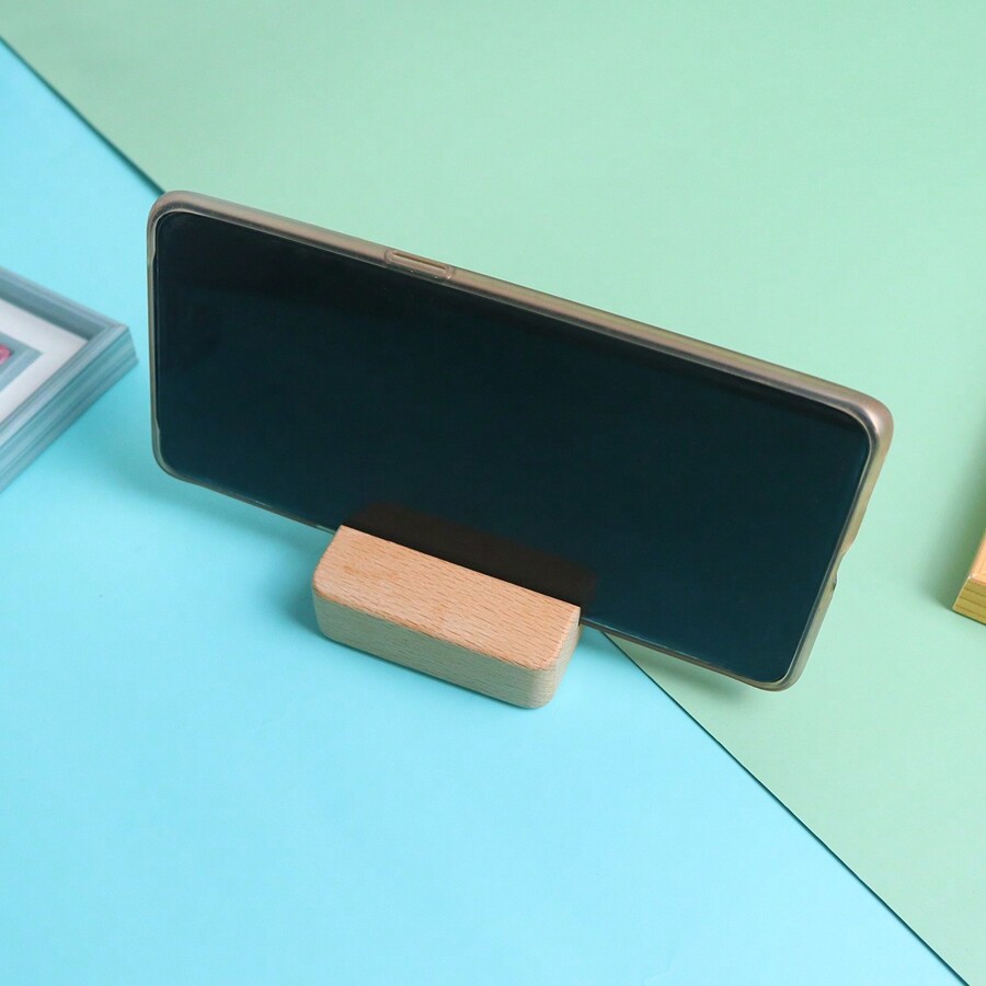 Cell Phone Stand Wooden Tablet Stand Mobile Stand for all Phones(Double ...