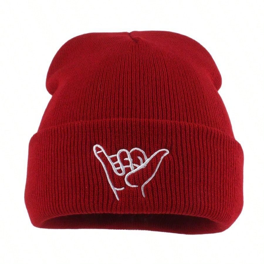Autumn Winter Cap Knitted Beanie Hats For Women Men Hip-Hop Beanies ...