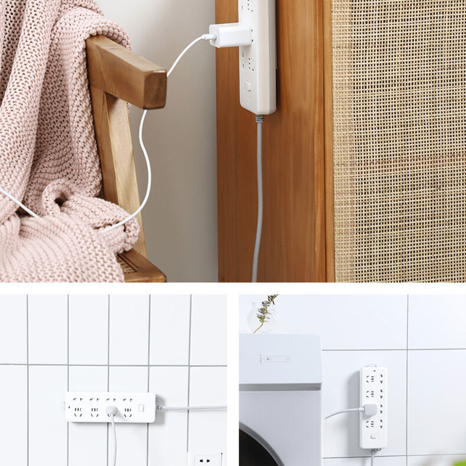 Socket Fixator Non-drilling Plug Board, Router, Socket And Plug ...