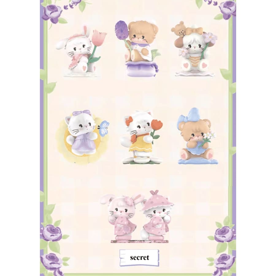 Miniso Mikko Flower Series Blind Box Figure - 1 Pc Random Style for ...