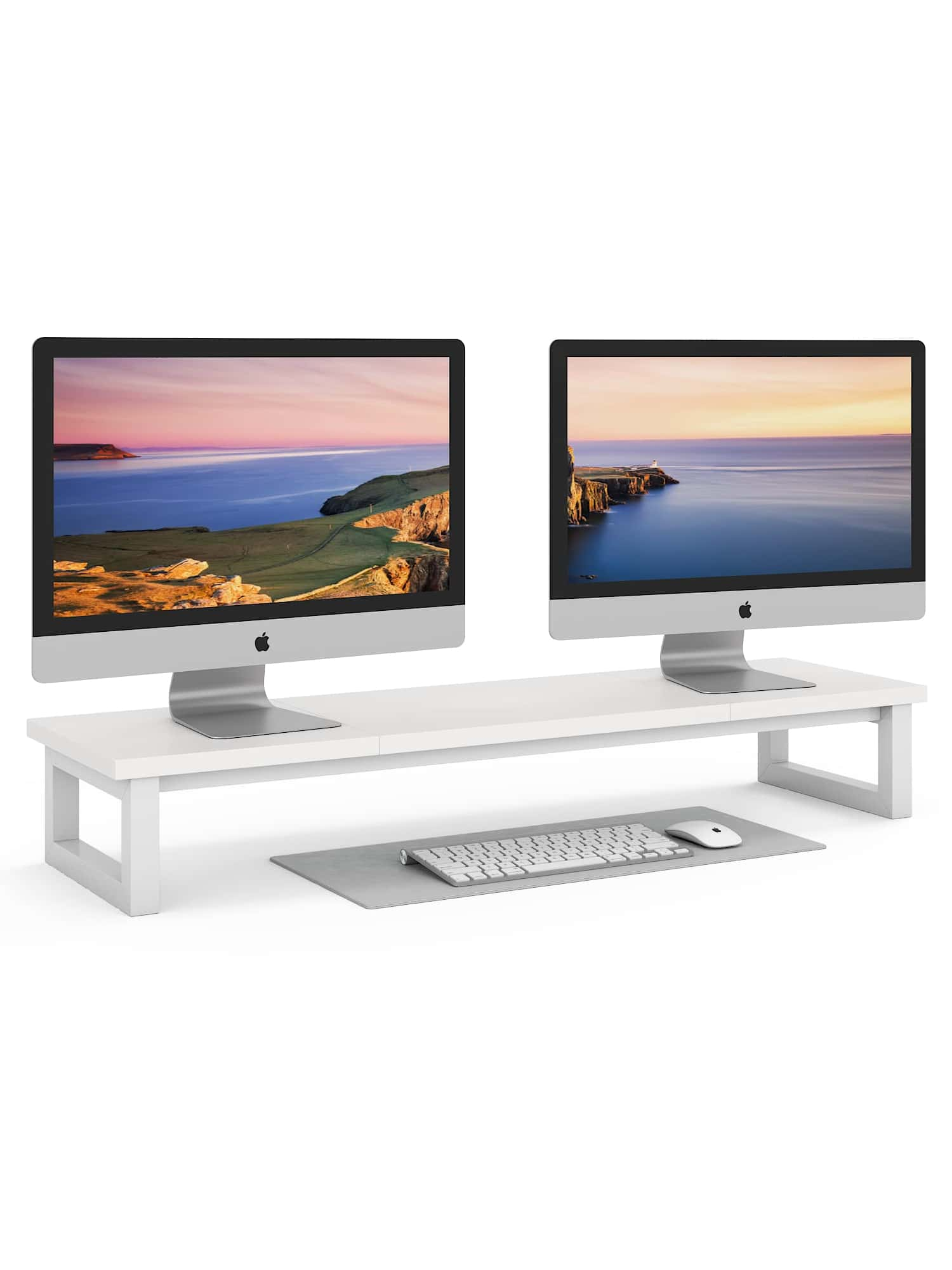 Dual Monitor Stand Riser, 39Inch Large Monitor Stands For 2 Monitors ...