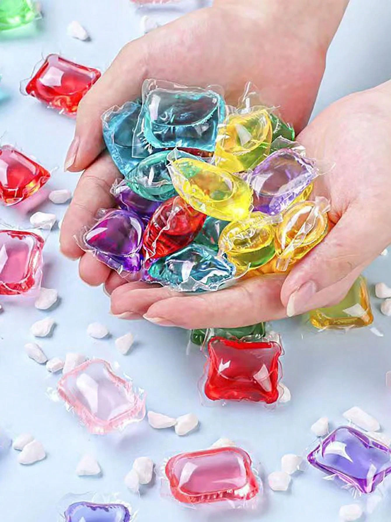 1pc 3-In-1 Super Fragrant Laundry Detergent Beads, 100pcs Concentrated ...