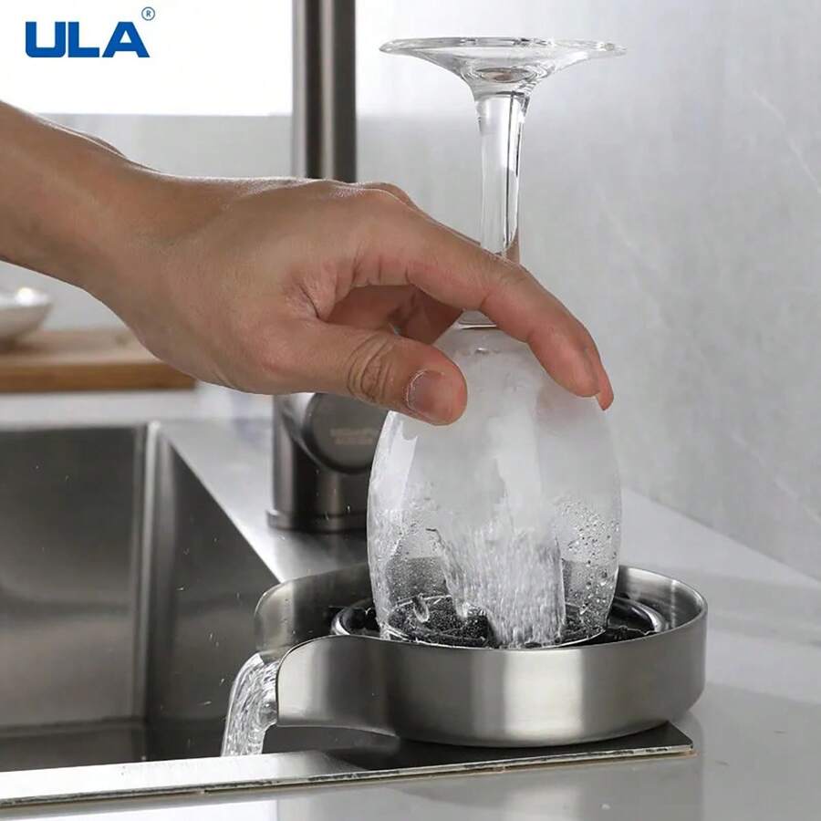 A Set Of G1/2 High Pressure Kitchen Sink Automatic Glass Rinser Glass ...