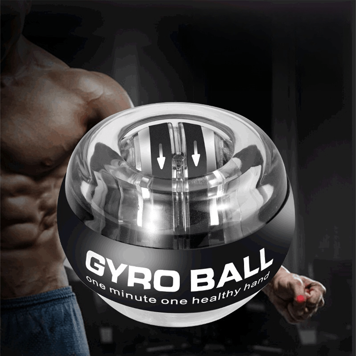 Wrist Power Trainer Ball Self-starting Gyro ball Powerball Arm Hand ...