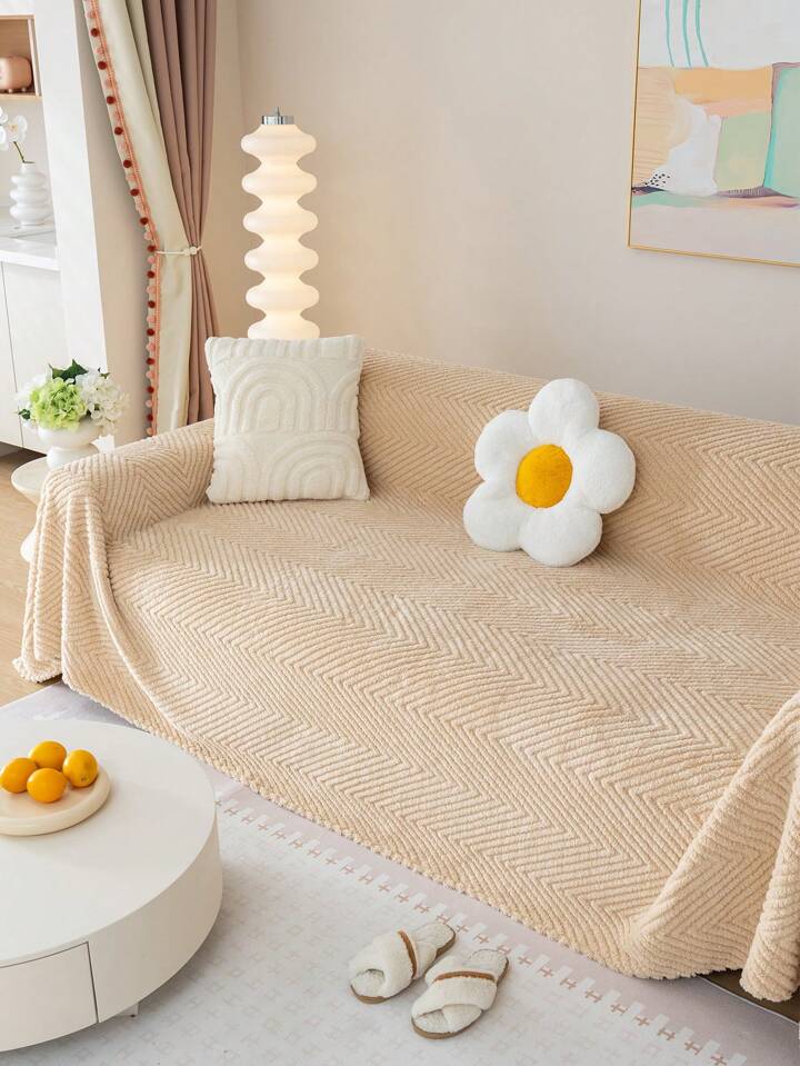 Herringbone Pattern Sofa | Baci Living Room