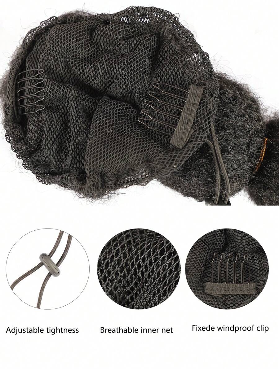 Kinky Curly Bubble Ponytail Hair Extensions 24/18/28inch Lantern Braid ...