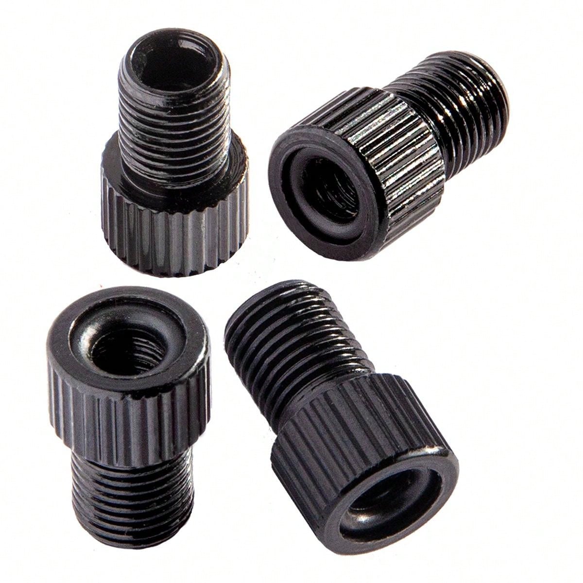 4pcs Black Presta Valve Adapter, Convert Presta To Schrader Adapter ...