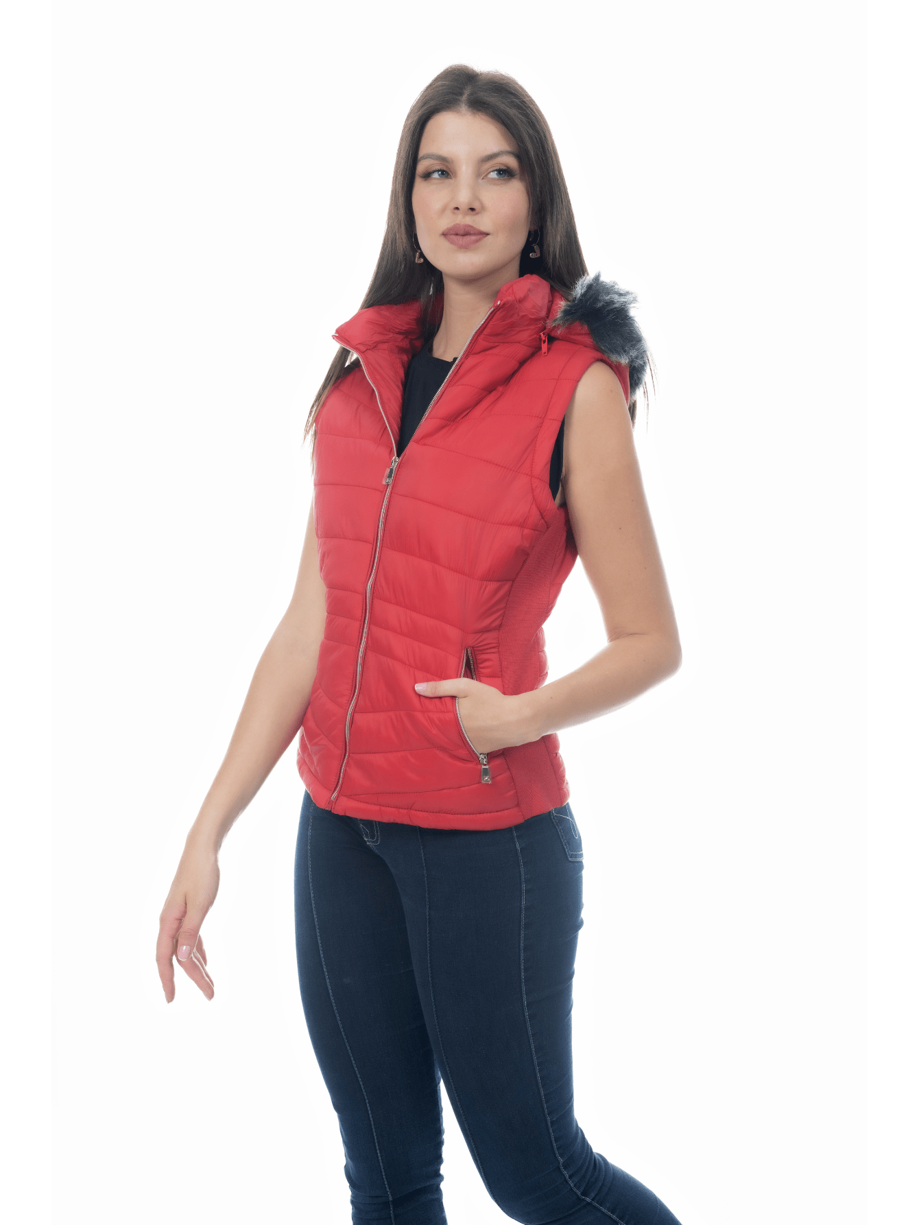 Chaleco para Mujer dama Casual Afelpado Gorro Desmontable | Moda de Mujer | SHEIN México