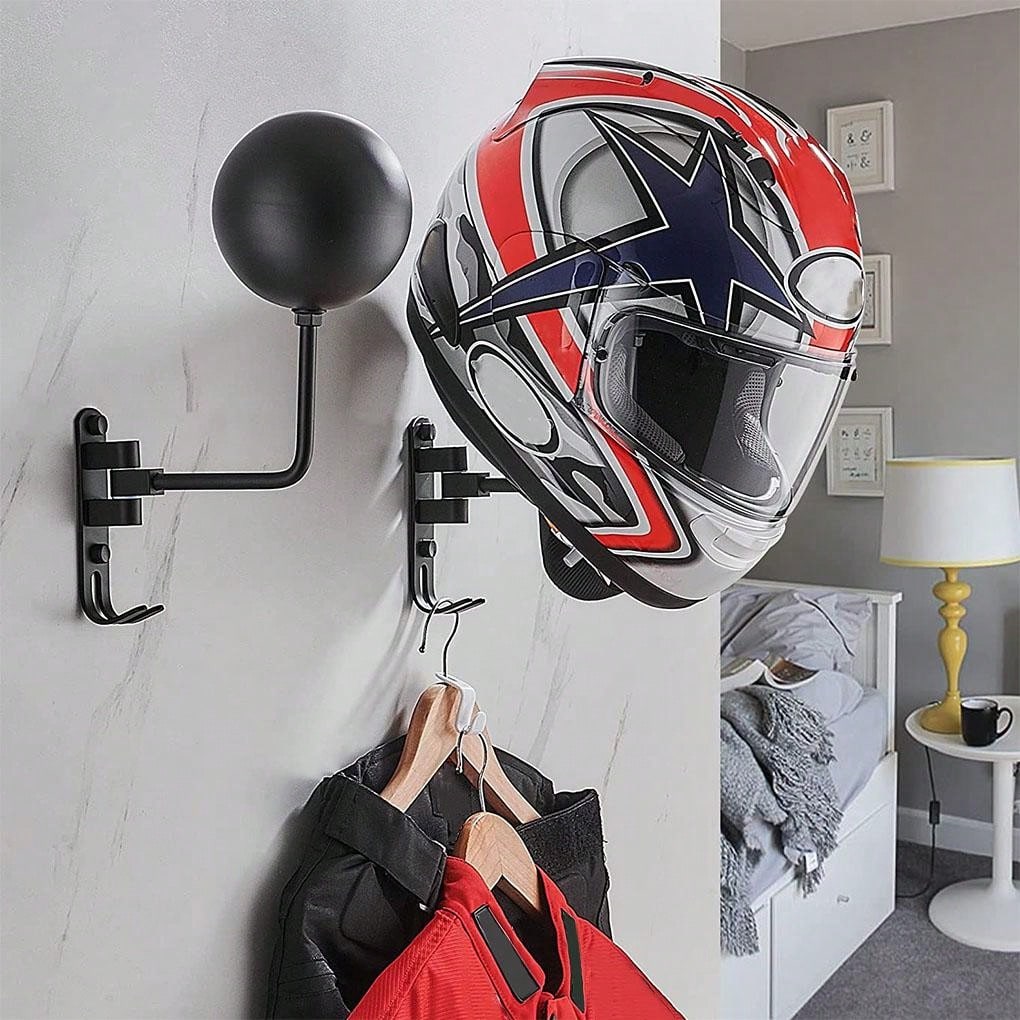 1pc Wall Mounted Helmet Holder For Bike, Electric Bike, And Motorbike ...
