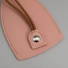 1pc Creative Hidden Style Pu Leather Key Case, Car Key Protector ...