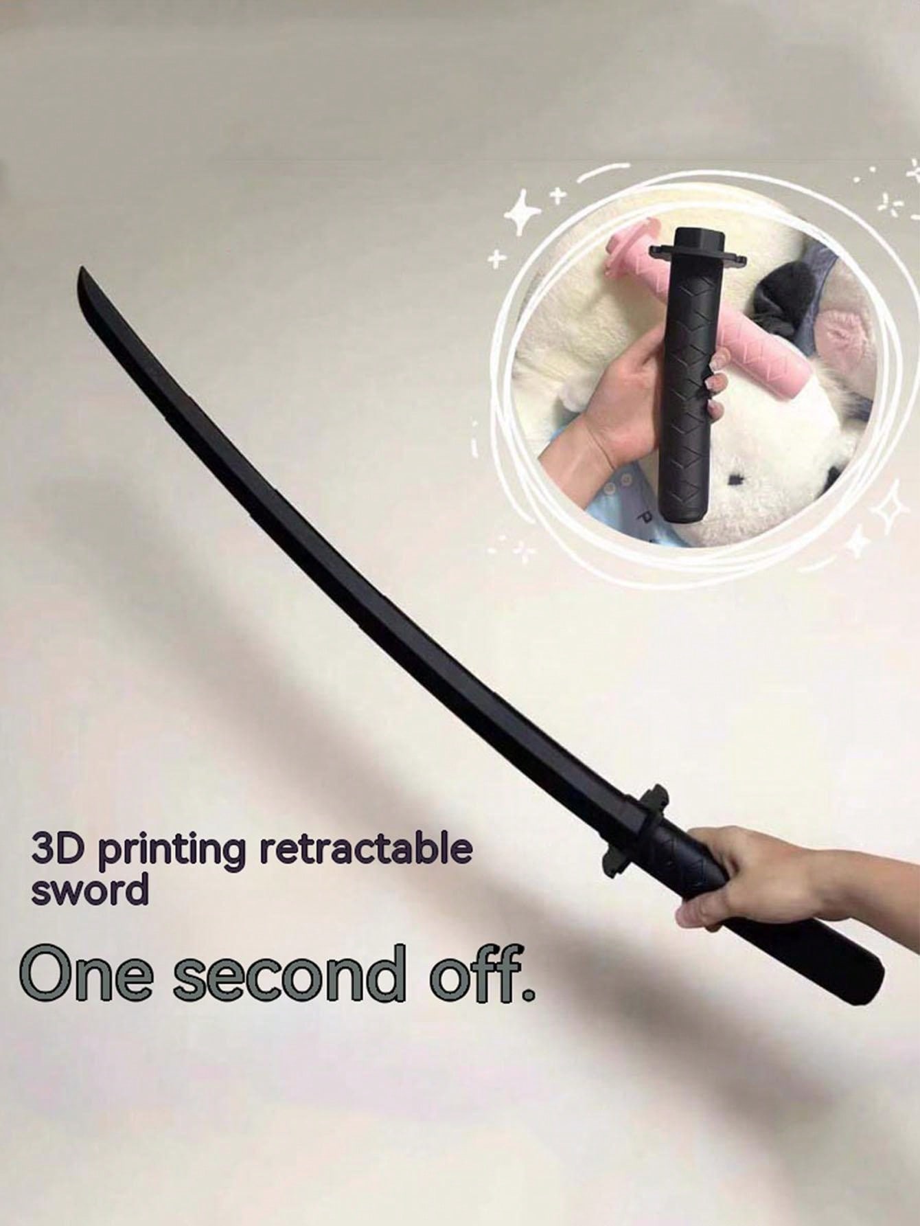 Cool 3d Printing Simulation Expanding Sword Gravity Out Unstress Toy In ...