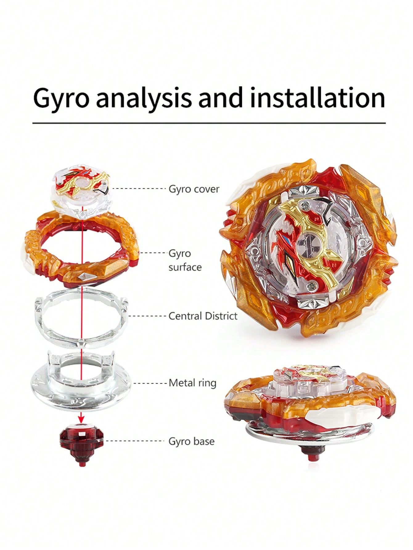 Bey Burst Bu B-205 Burst Spriggan Con Engranaje Vs Spinning Toy Top Gyro | Moda de Mujer | SHEIN ...