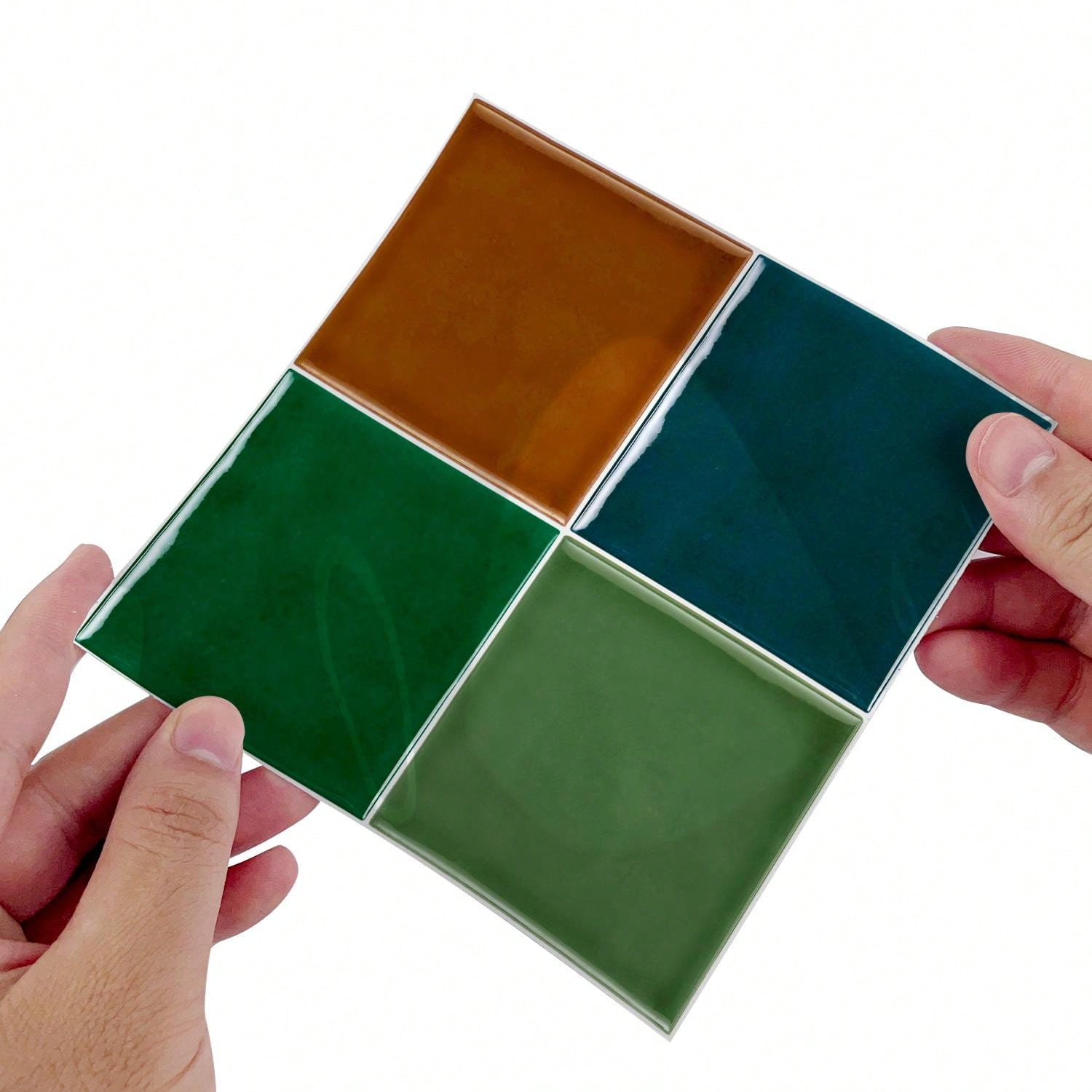 Alwayspon Thick Vinyl Provence Wall Tile Sticker Self-Adhesive, Peel ...