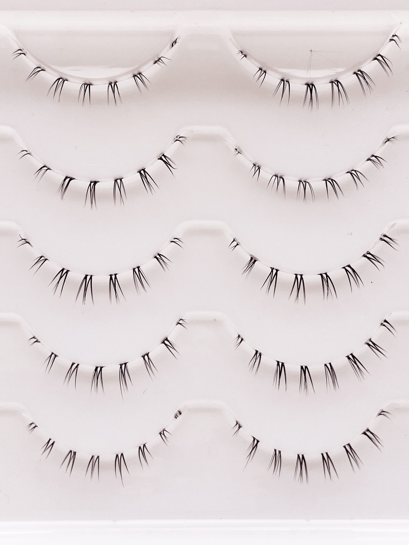 Ensemble De 5 Paires D'extensions De Cils Inférieurs, Faux-cils ...