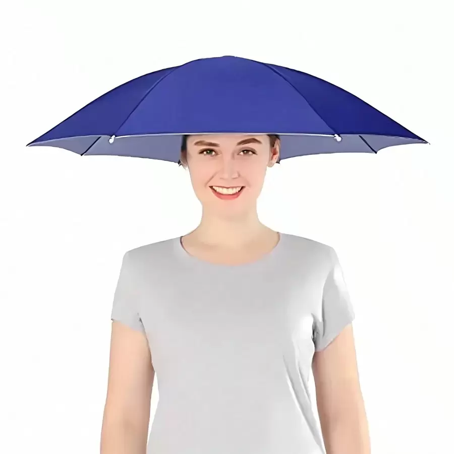 1pc Portable Headwear Umbrella For Outdoor Work Beach Travel, Creative ...