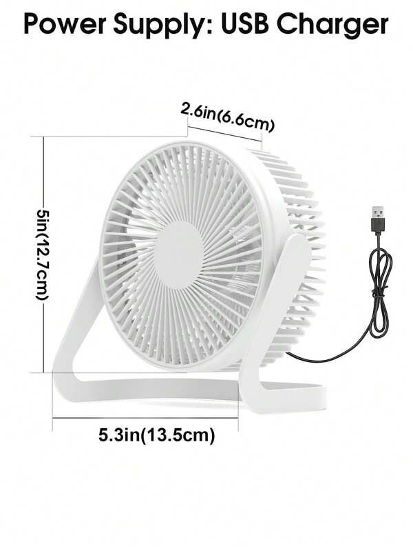 Usb Mini Desk Fan For Office Use, Silent Small Table Fan | SHEIN USA
