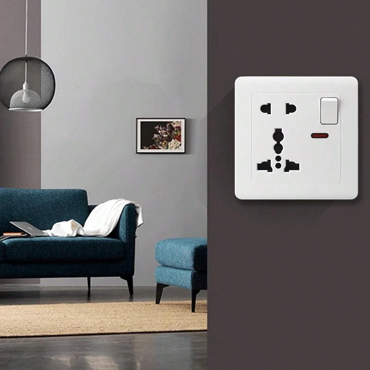 5 Holes Power Socket With Switch | SHEIN USA