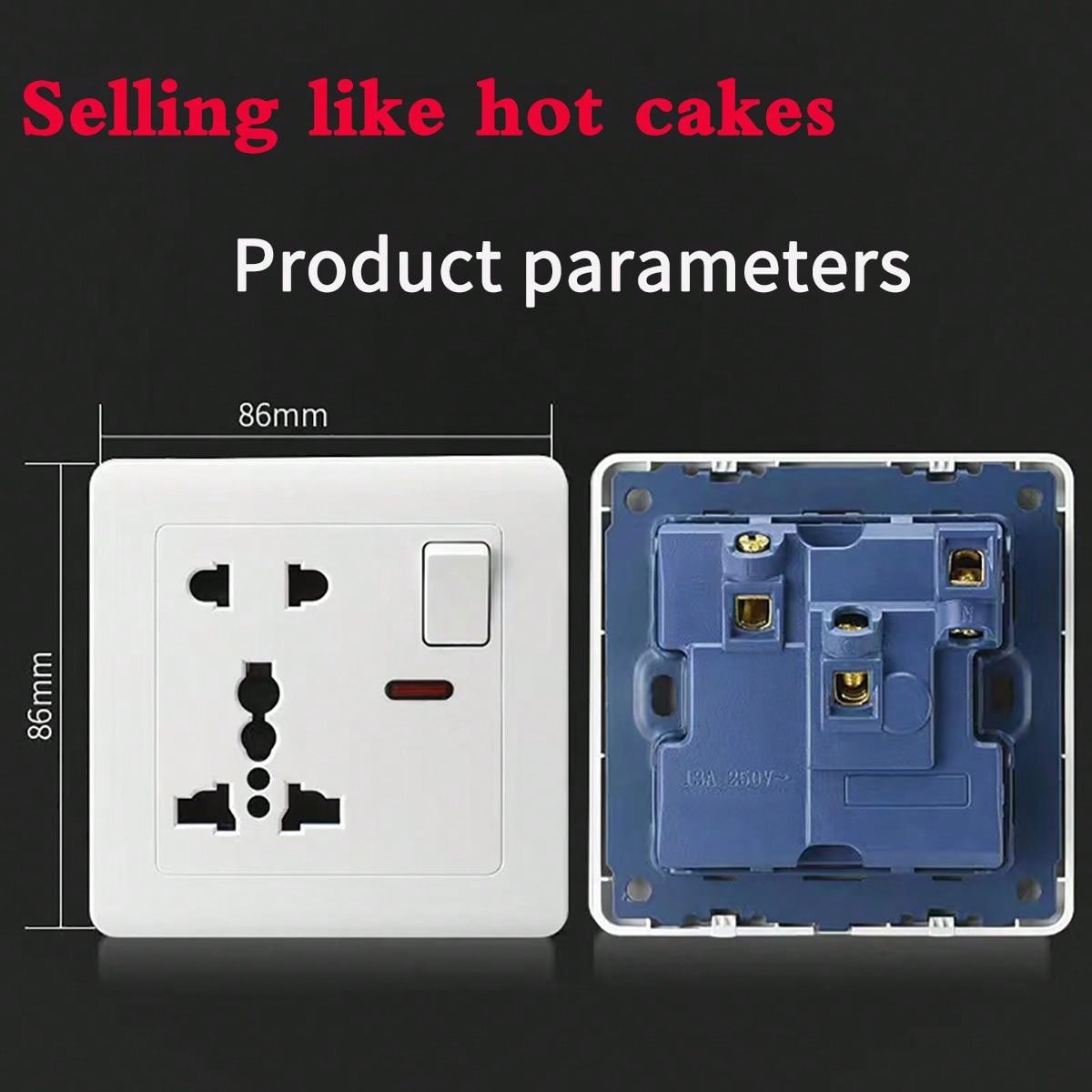 5 Holes Power Socket With Switch | SHEIN USA