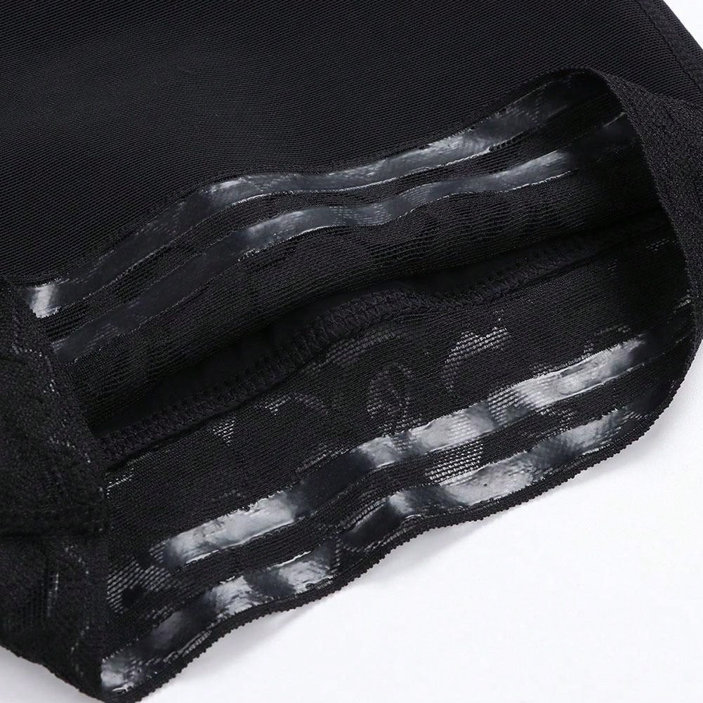 1 peça Preto Plus Size Shapewera Fajas Colombianas Levantador de ...