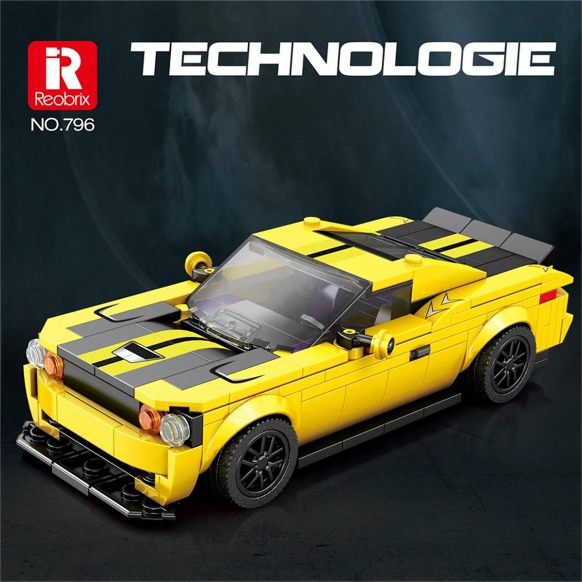 796pcs Super Cool Srt Static Version Racing Car Building Blocks Set ...