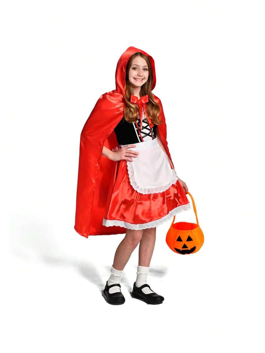 Spooktacular Creations Little Red Riding Hood Costume, Girls Halloween ...