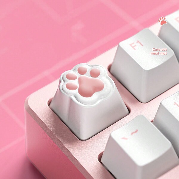 ZIFRIEND 4pcs Cute Cat Claw Keycap For Mechanical Keyboard | SHEIN